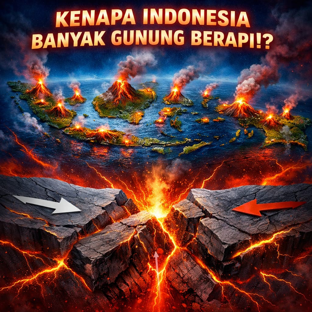 Indonesia di Jalur Cincin Api, Ini Alasan Banyak Gunung Berapi ...